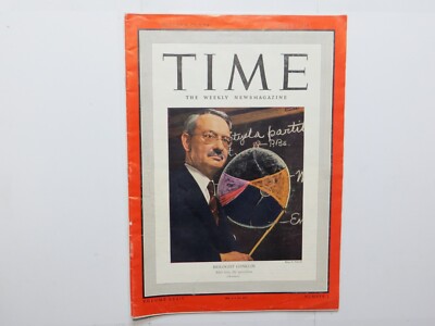 Time Magazine July 3 1939 Biologist Edwin Conklin LOU GEHRIG 7Xx2 | eBay