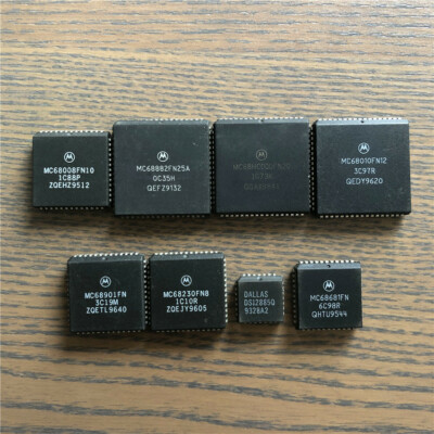 68000 IC Set PLCC (68000,68008,68010) Homebrew Kit | eBay