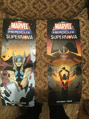 Heroclix 4 poster set Supernova | eBay
