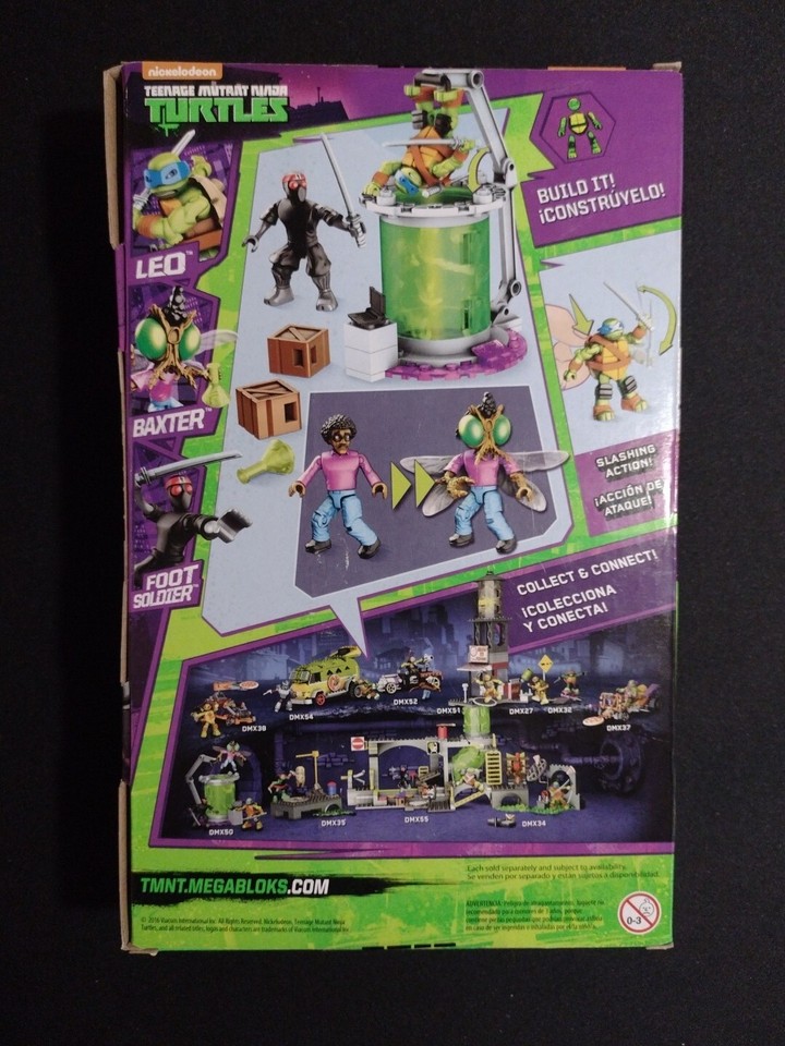 Mega Bloks TMNT Baxter Mutation Lab Leo Baxter Foot Soldier NEW | eBay