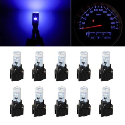 10X T5 BLUE 3014 LED INSTRUMENT GAUGE CLUSTER DASH LIGHT BULBS W ...