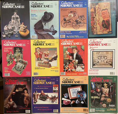 Collectors’ Showcase Magazines Lot of 12 (1990 - 1991) OLD Vintage ...