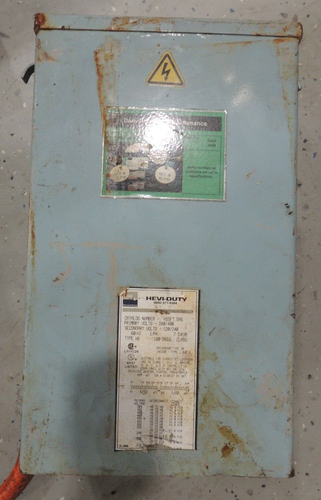 EGS Hevi-Duty HS5F7.5AS Transformer 7.5 KVA P240/480V S120/240V 1PH ...