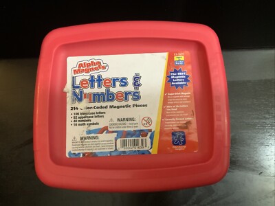 Alpha Magnets- Numbers And Letters. | eBay