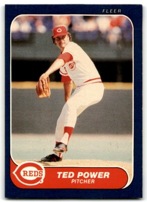 1986 FLEER TED POWER CINCINNATI REDS #187 | eBay