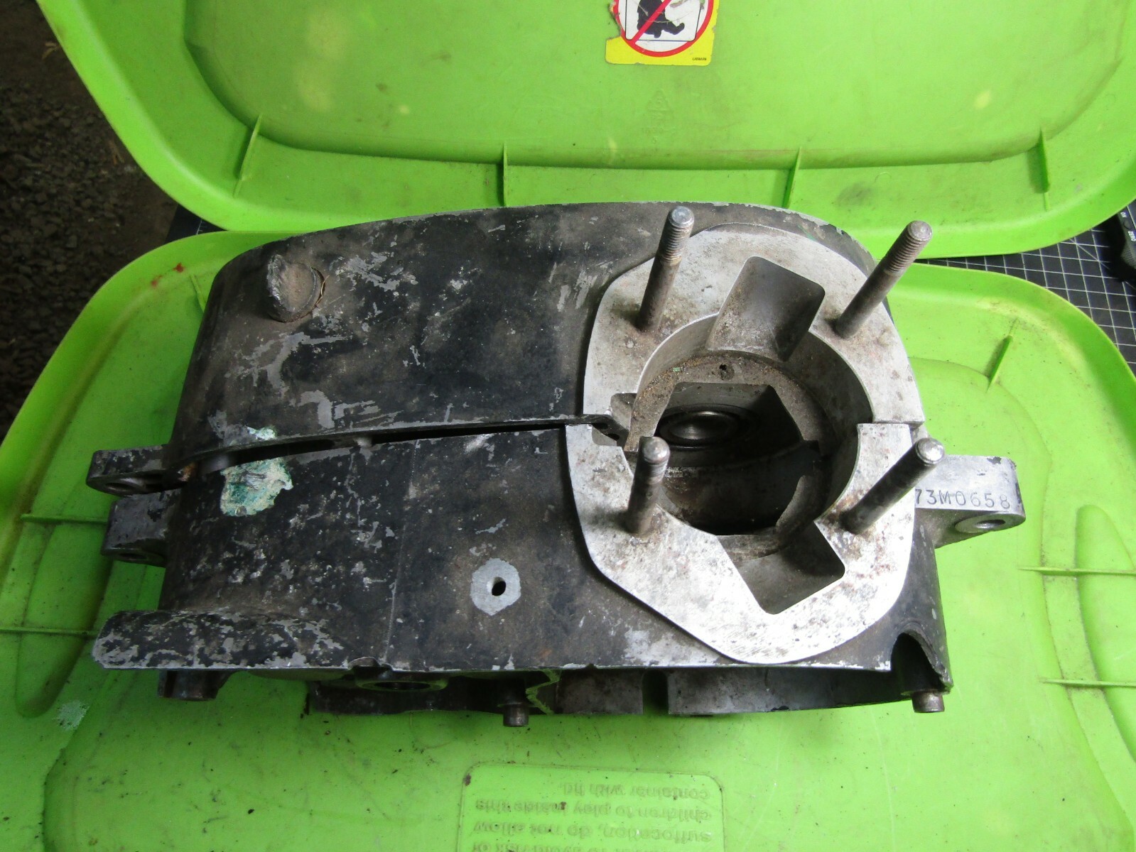 Montesa Cappra 250 V75 Engine Cases # 14 p/n 73M0658 73M 1975 #14 Motor ...