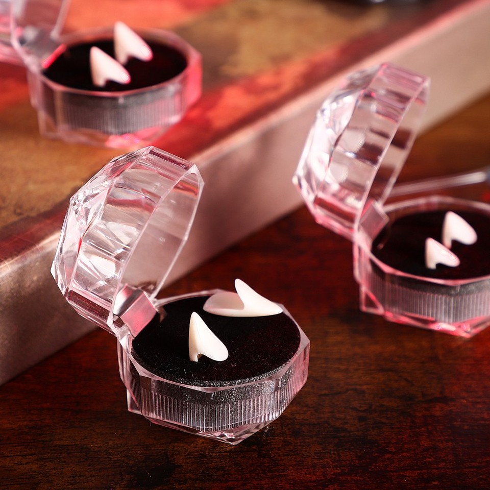 3 Pairs Vampire Dentures Woman Teeth Fangs Adult Halloween Cosplay ...