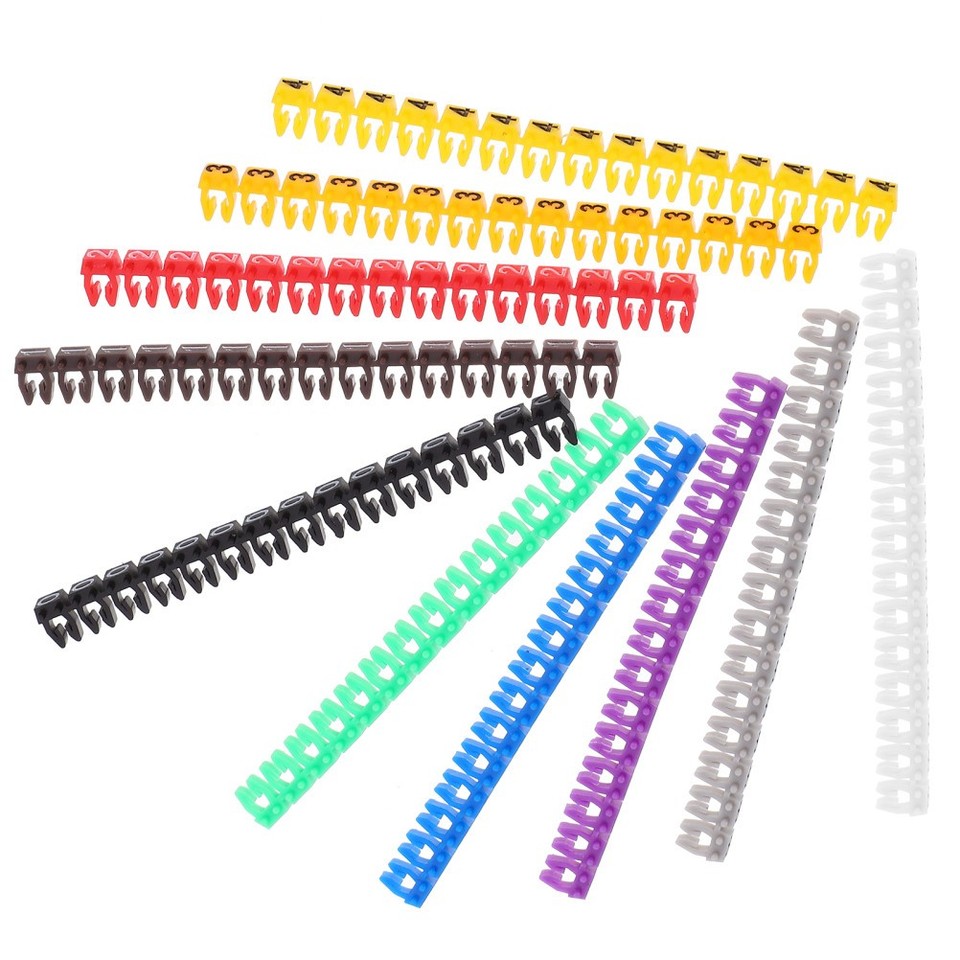 150 Pcs Office Supplies Digital Number Tube Cable Markers Labels for ...