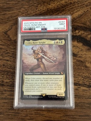 Celes, Rune Knight #167 Foil Extended Art Final Fantasy MTG PSA 9 | eBay