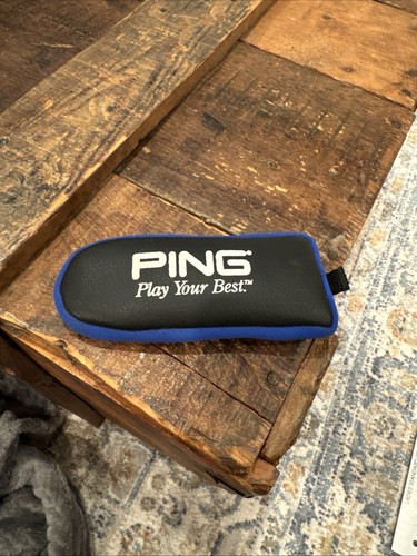 Ping Blade Blue Play Your Best Putter Head Cover Headcover Used | eBay