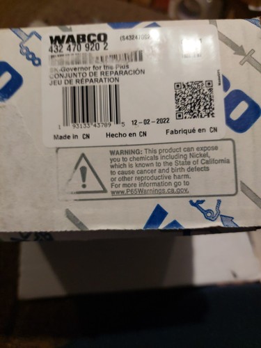 4324709202 Air Brake Governor For System Saver 1200 (Ss1200 Plus) for ...