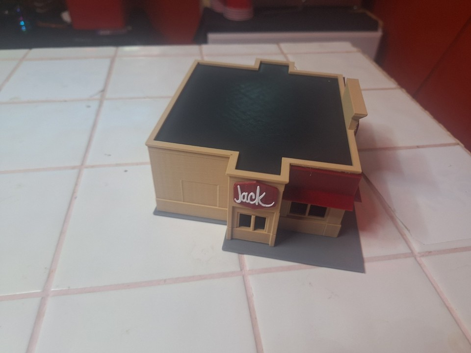 Ho Jack Fast Food Style Building Built Ho Scale Train Building | eBay