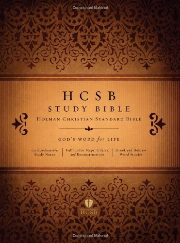 HCSB STUDY BIBLE, BLACK GENUINE LEATHER By Edwin Blum & Jeremy Royal ...