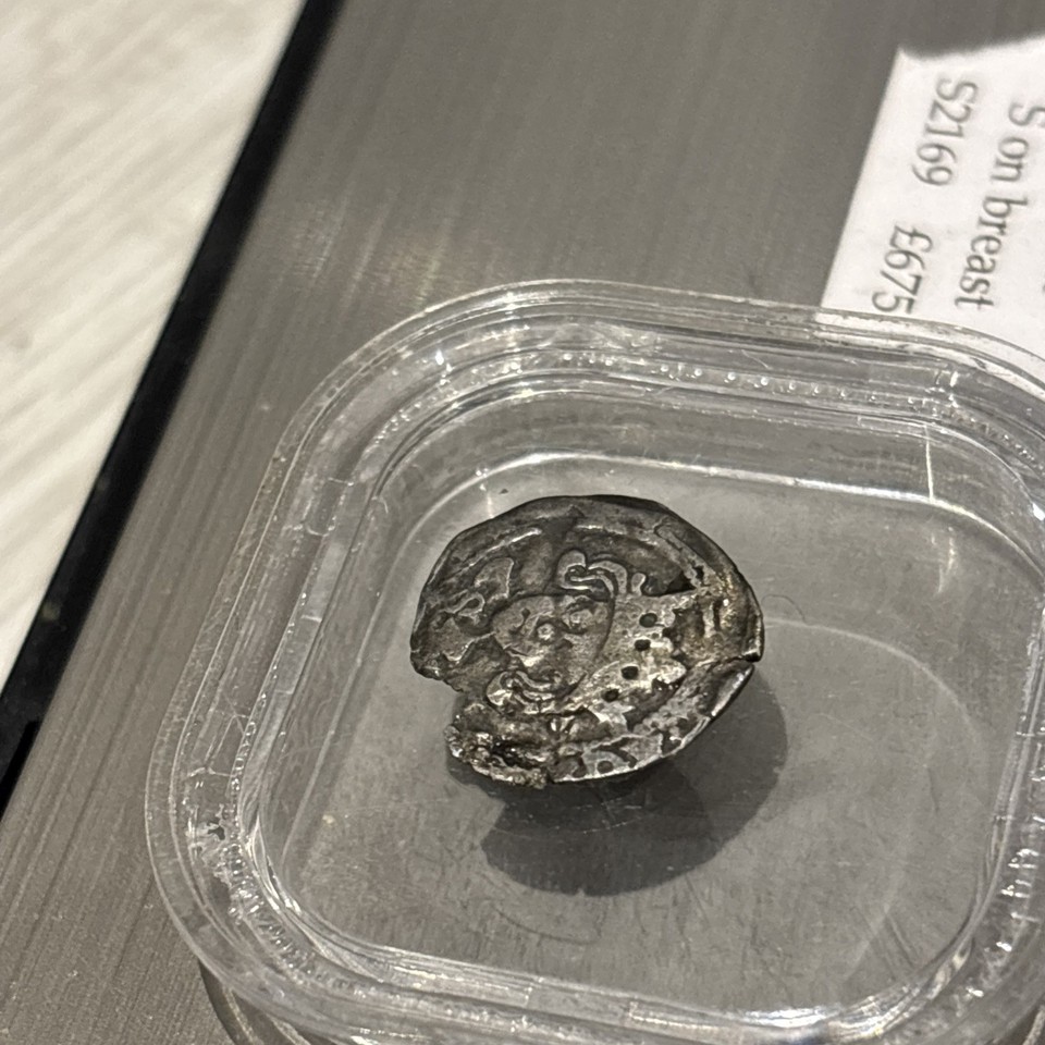 Richard III Durham Mint silver penny - S on breast - S2169 - Ex Silbury ...