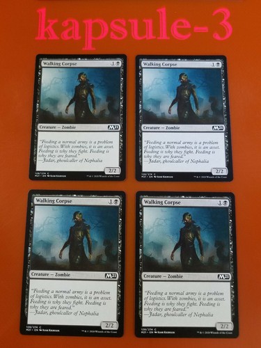 4x Walking Corpse | M21 Core Set 2021 | MTG Magic Cards | eBay