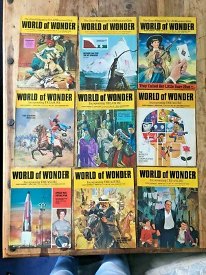 World of Wonder Magazine 20 issues 1970s, Vintage Job Lot no 41 - 60 ...