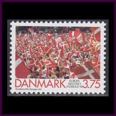 Denmark - 1992 (1038) Flag | eBay