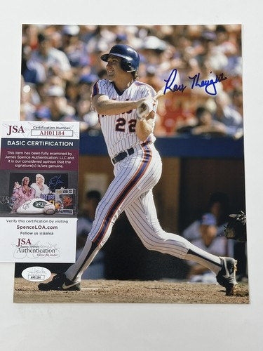 Ray Knight Hand Signed Autographed 8x10 Nee York Mets Picture Photo JSA ...