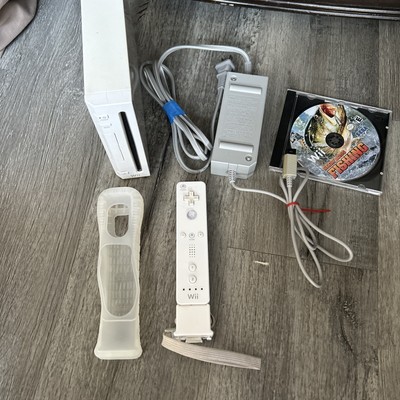Nintendo Wii RVL-001 Home Console White No AV Cable No Sensor Bar ...