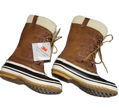 Portland Boot Co. Cairo 12" Faux Fur Trim 3M Thinsulate Snow/Duck Boot ...