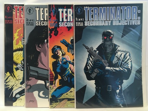 Terminator Secondary Objectives #1-4 set NM 1st print dark horse Comics ...