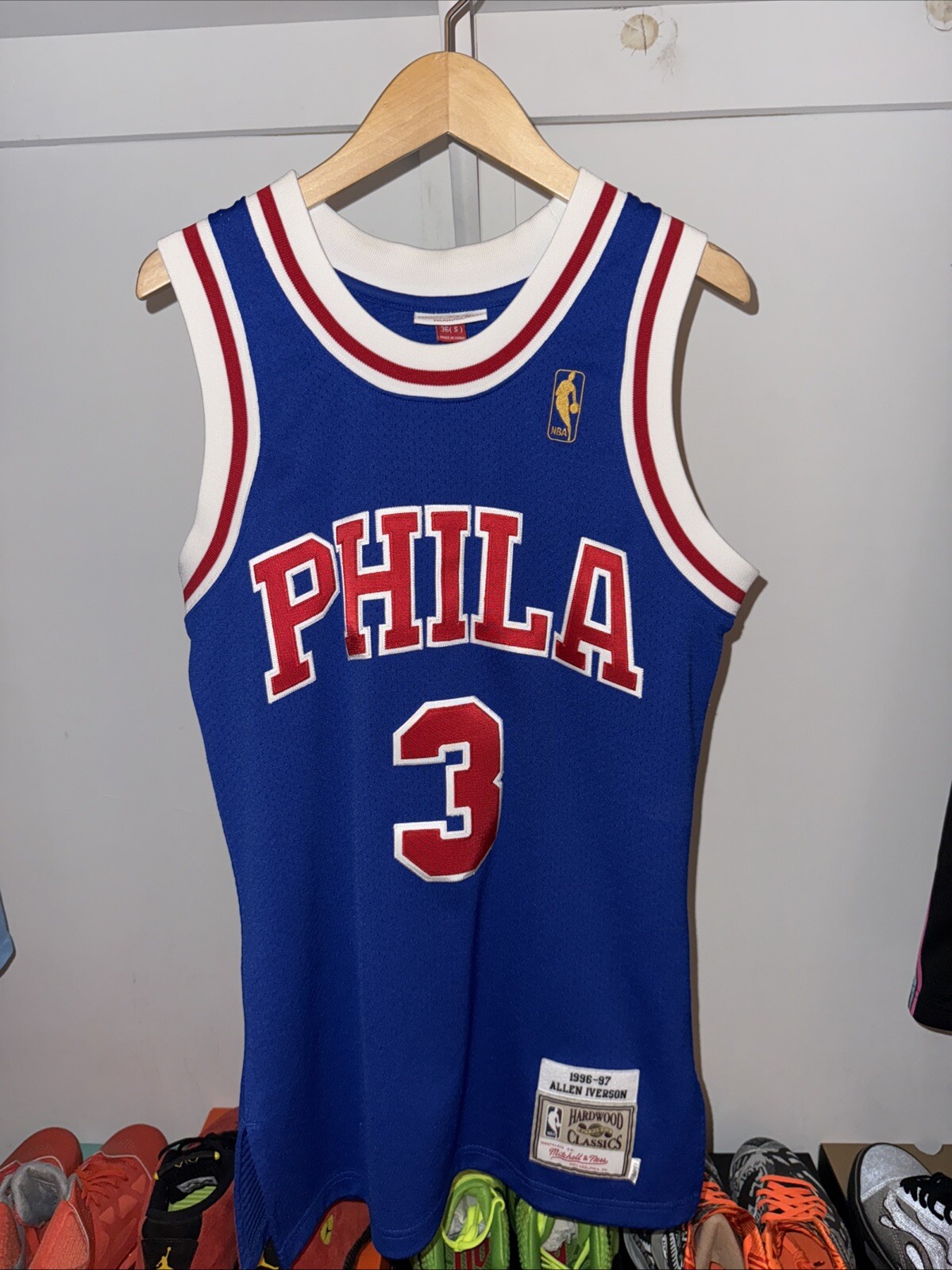 Authenthic Allen Iverson Mitchell and Ness PlayBoi Carti Jersey MENS ...