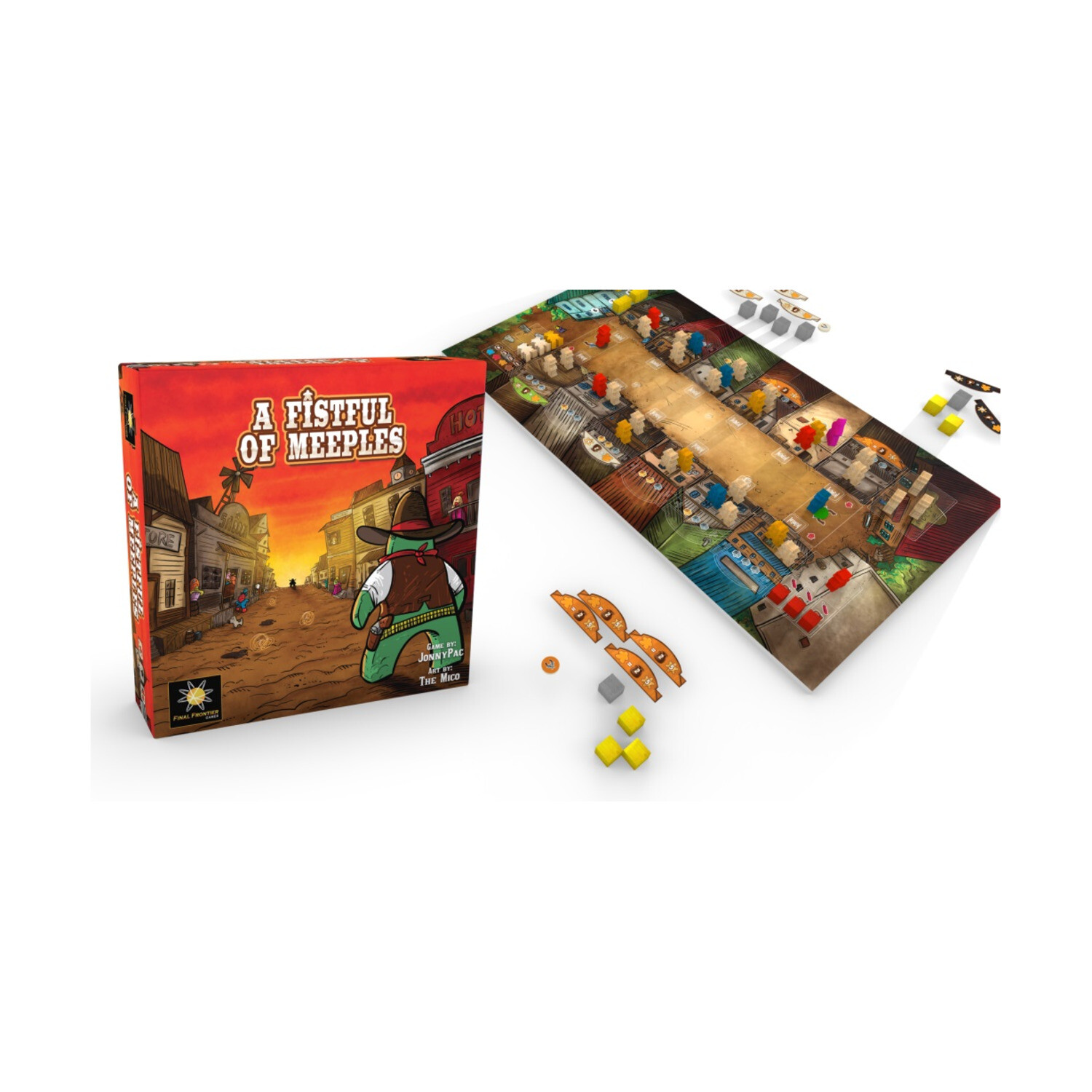 Final Frontier Boardgame Fistful of Meeples, A Box EX/NM | eBay