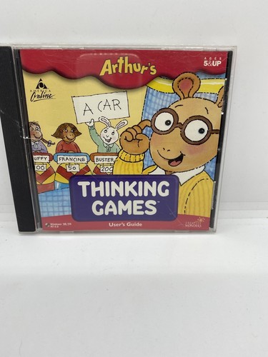 Arthurs Thinking Games Pc Cd Rom Creative Wonders | eBay
