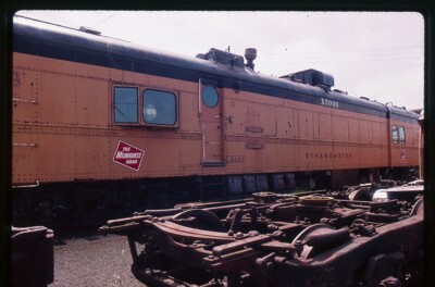 Railroad Slide - Milwaukee Road #X5000 Dynamometer Track Service Car ...