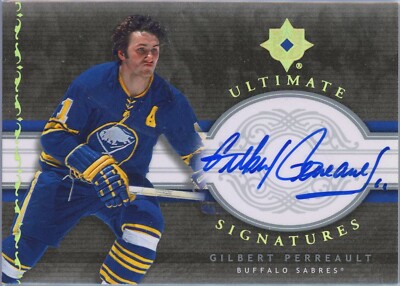 2006-07 Upper Deck Ultimate Ultimate Signatures Gilbert Perreault | eBay