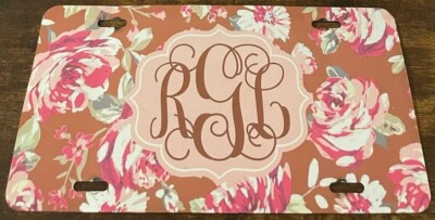 RGL Booster License Plate Roses Rose Logistics Enterprises Floral ...