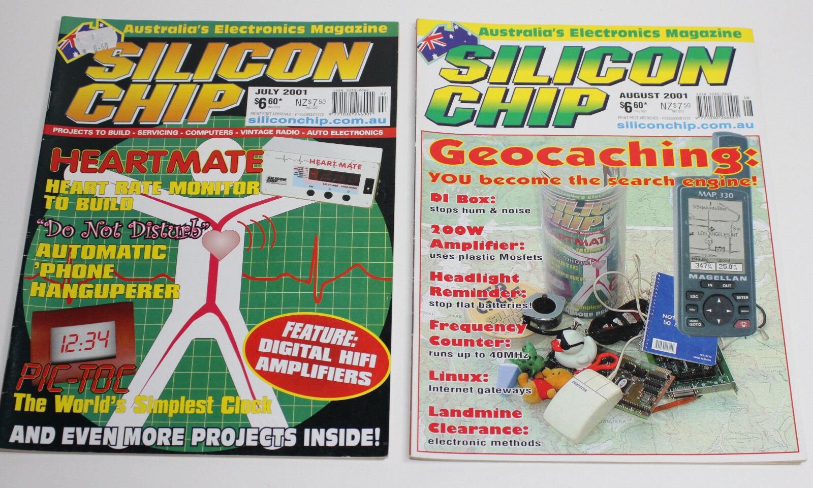 Silicon Chip Electronics Magazines (January to December 2001 - 12 ...