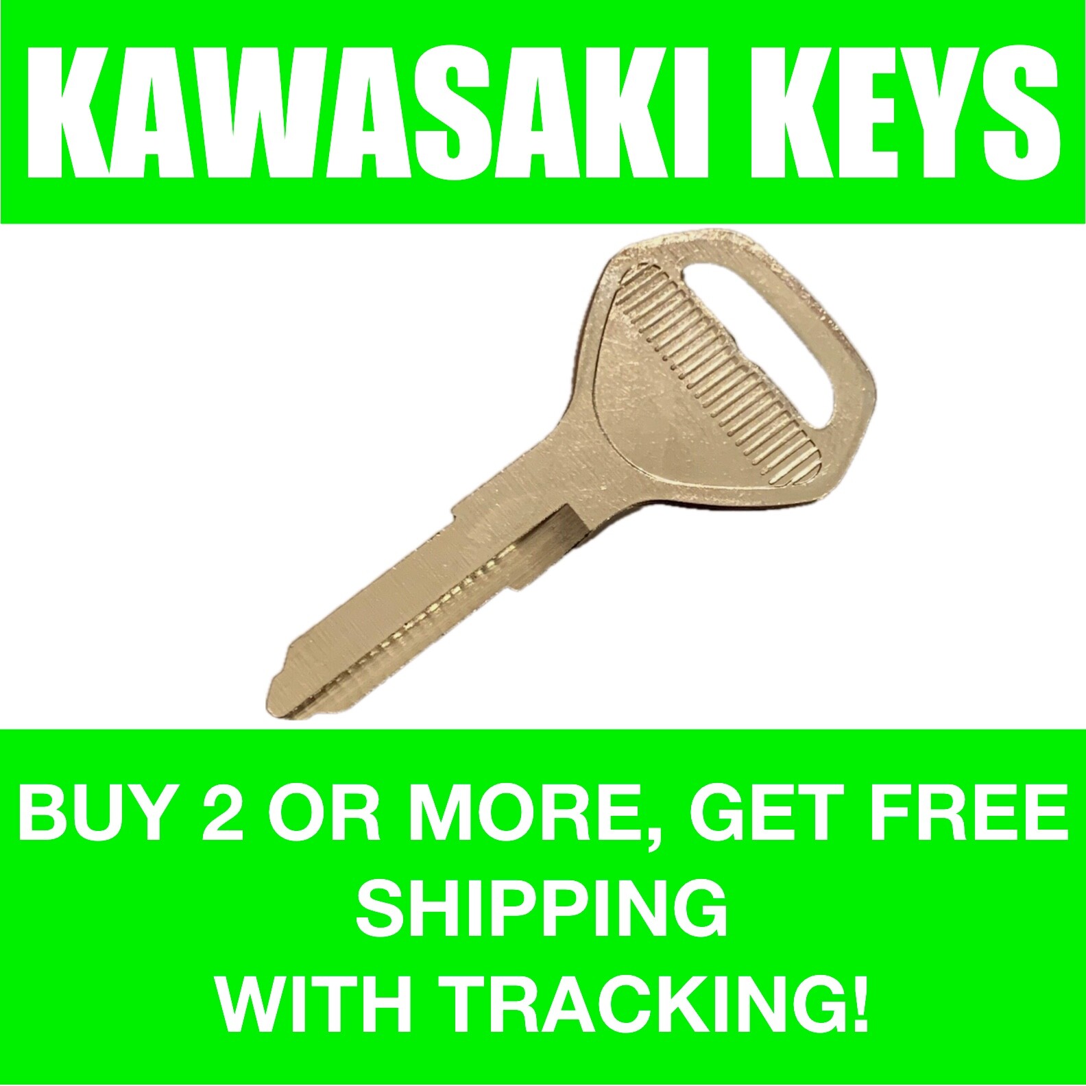 1998 and Older Kawasaki Motorcycle keys Cut to Code key for codes Z5001 ...