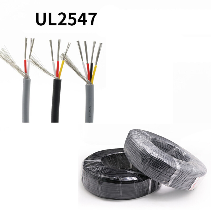 UL2547 Audio Shielded Cable,18-28 AWG,2/3/4/5/6/7/8 Cores,Flexible ...