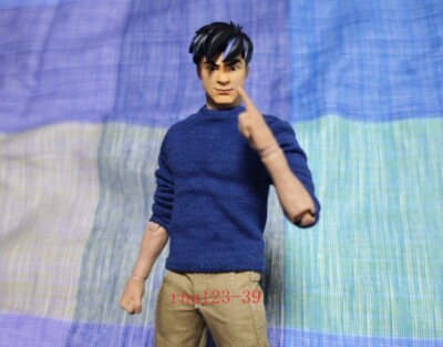 1/12 Scale Long Sleeve T Shirt Top Model For 6" Slim Action Figure Body ...