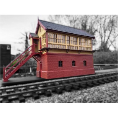 O Gauge 7mm Model Railway L&Y Signal Box | eBay UK