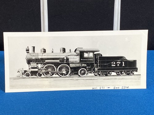 Wisconsin Central Line Railroad Steam Locomotive #271 Vintage Photo | eBay