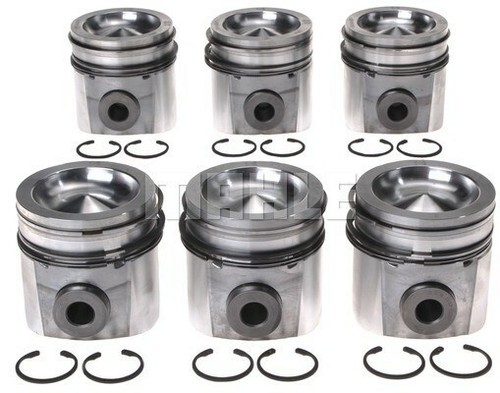 STD Mahle Piston Set 6 Pistons Rings fit 2004.5-2009 Dodge Cummins 5.9L ...
