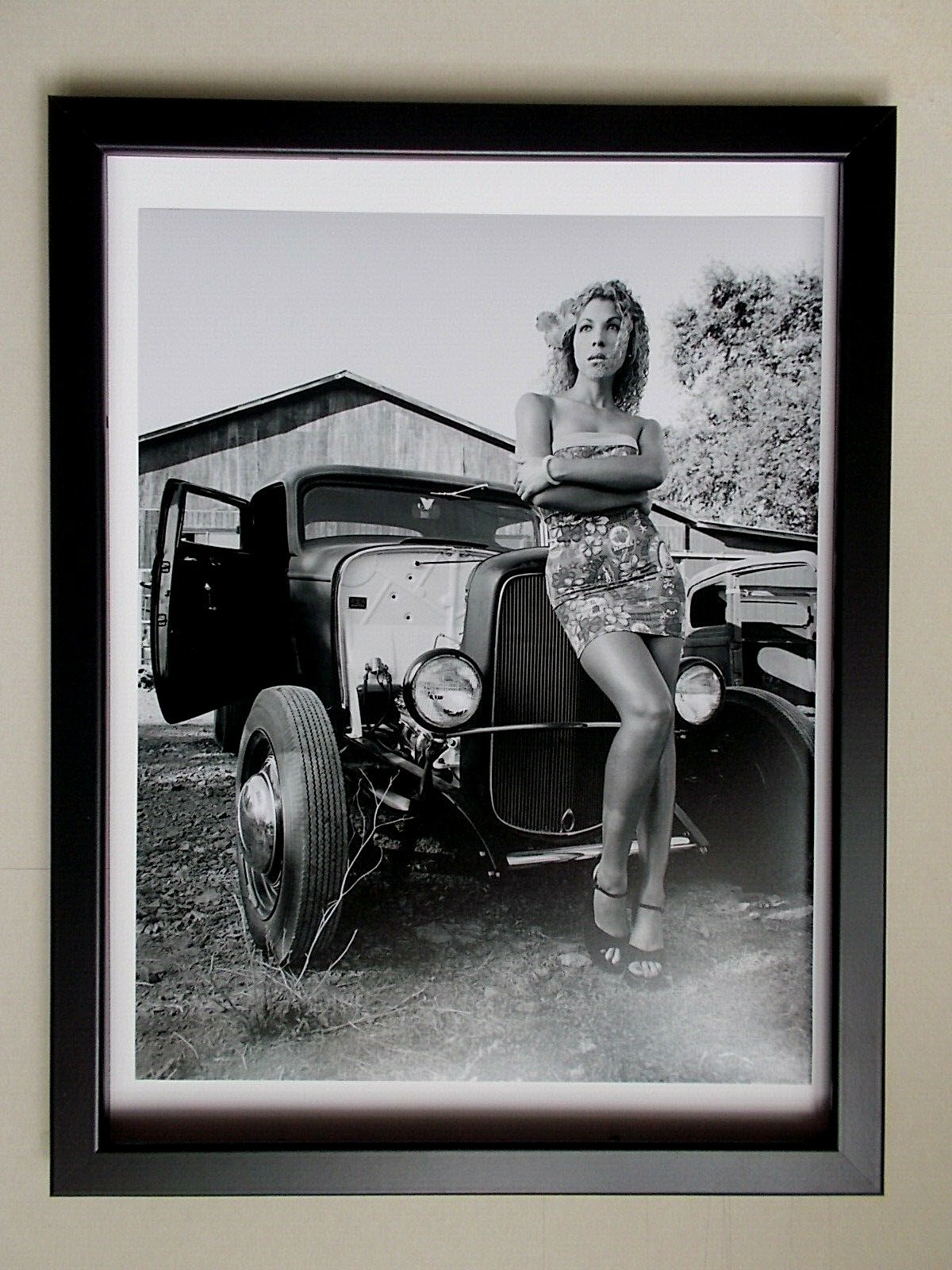 David Perry ( Photo Print ) : " Hot Rod Pin Up " ( deco loft , garage ...
