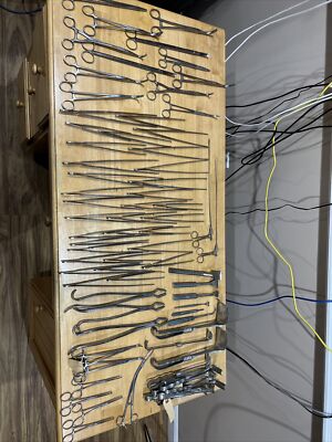 Vtg Lot 74 Sklar Surgical Instruments Stainless Chrome forceps ...