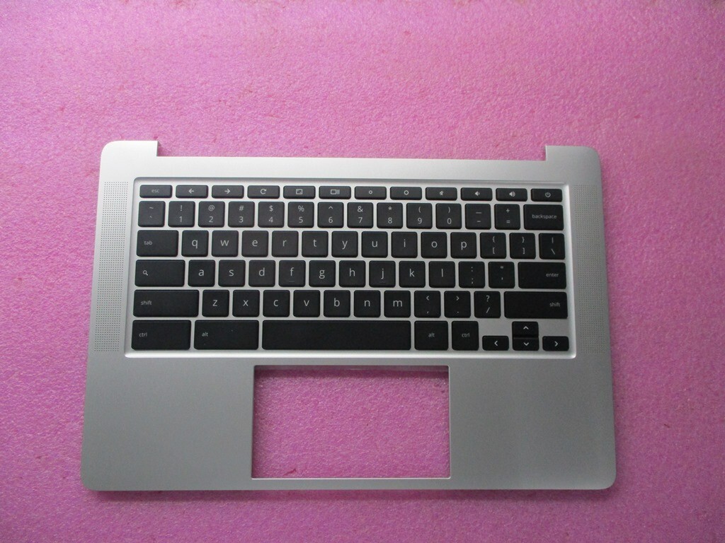 New Genuine HP Chromebook 14A-NA 14A-NA1083C Palmrest Keyboard Silver ...