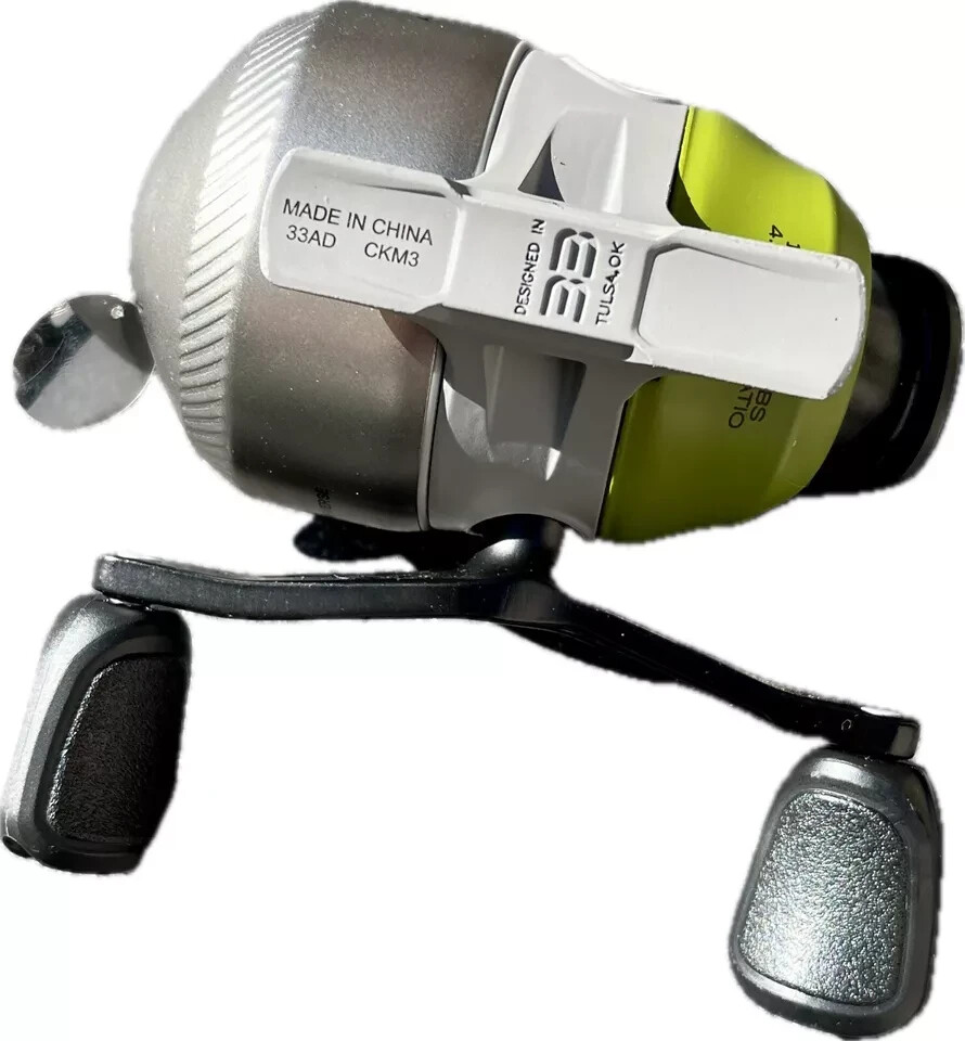 ZEBCO 33 ADVENTURE Spincast Reel 4.1:1 Gear Ratio 10 lb test line ...