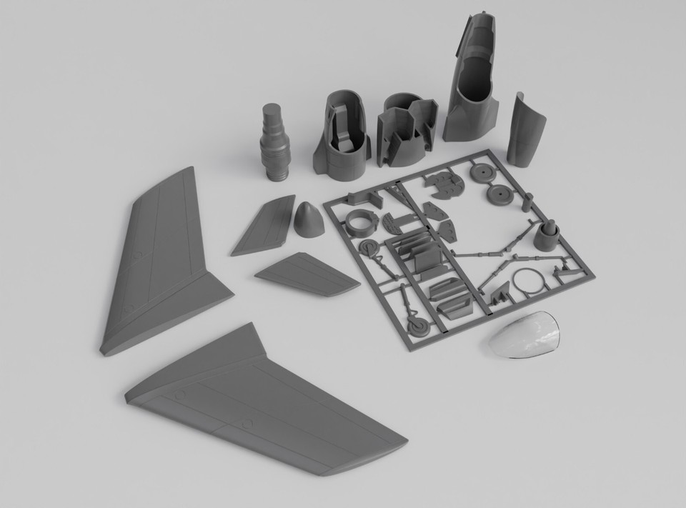 Messerschmitt Me P 1112 1:48 oder 1:72 Bausatz - model kit 3d printed ...