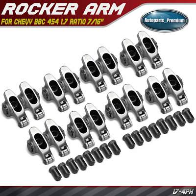 17-4PH Stainless Steel Roller Rocker Arm Set for Chevy BBC 454 1.7 ...