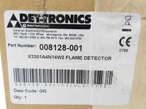 DET TRONICS X3301A4N14W2 008128-001 NSFS | eBay