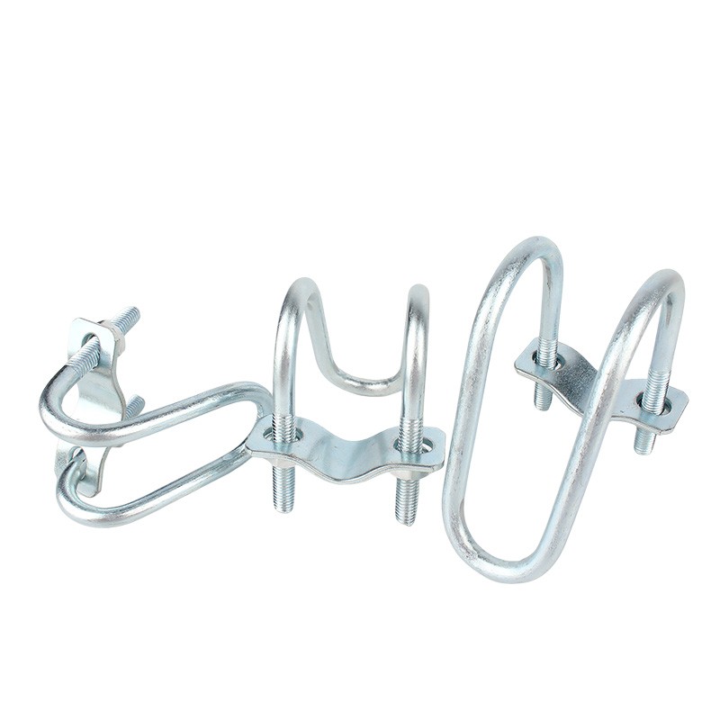Double U-Shaped Clamp Hose Clamp Pipe Clip/Cross U-Shaped Bolt ...