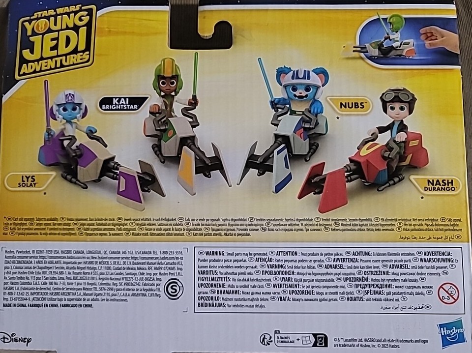 Kai Brightstar Speeder Bike Vehicle Star Wars Young Jedi Adventures Toy ...