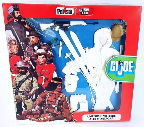 Polistil GI JOE Action Man Team "ARCTIC SKI WINTERSCENE SOLDIER Outfit ...