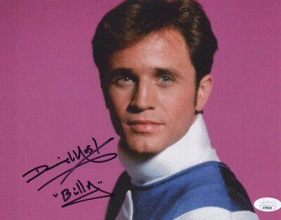 Mighty Morphin Power Rangers- David Yost signed Blue Ranger 8x10 photo ...
