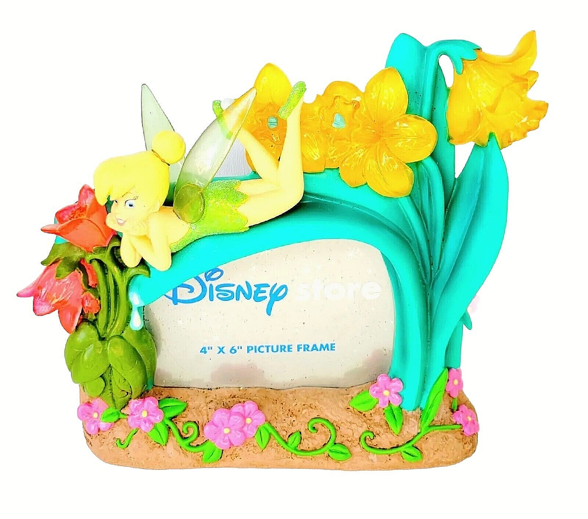 Tinkerbell Frame Png Flowers And Fresh Paper Cut Cute Light Pink Green